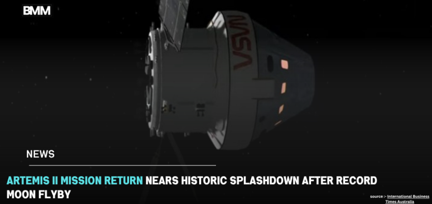 Artemis II Mission Return Nears Historic Splashdown | Business Minds Media